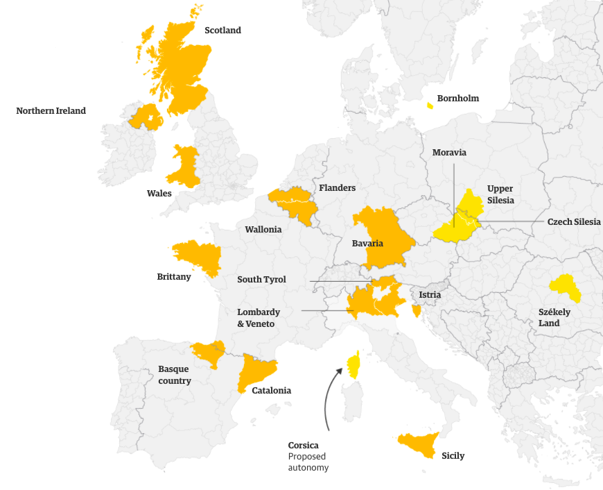 Beyond Catalonia: pro-independence movements in Europe – An IB Global ...