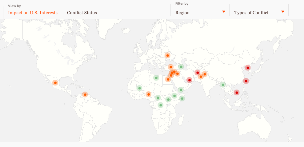CFR Conflict Tracker – An IB Global Politics Site